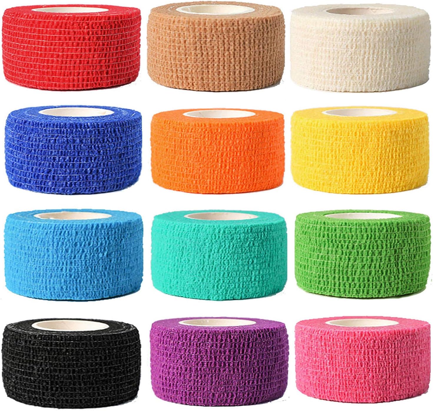 TapeXL Self Adhesive Bandage Wraps 12 Colors – Tape XL